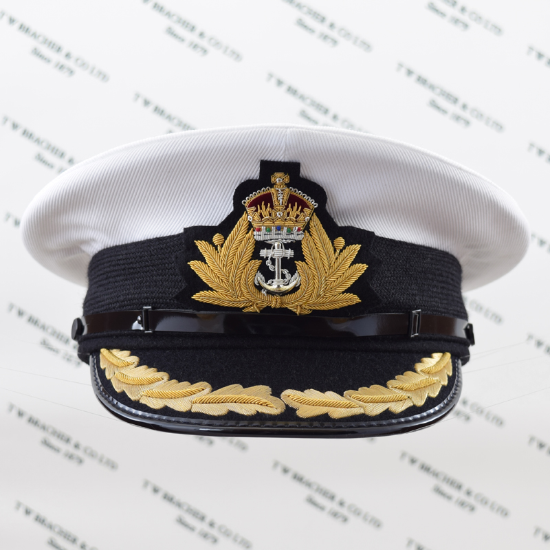 Royal Navy Commanders Frame Cap (2% Gold Peak) With Cover - TW Bracher ...